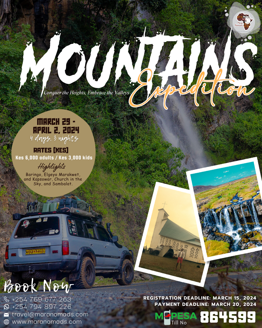 The Mountains Expedition I - Self-Drive - Mara Nomads - Explore Africa ...